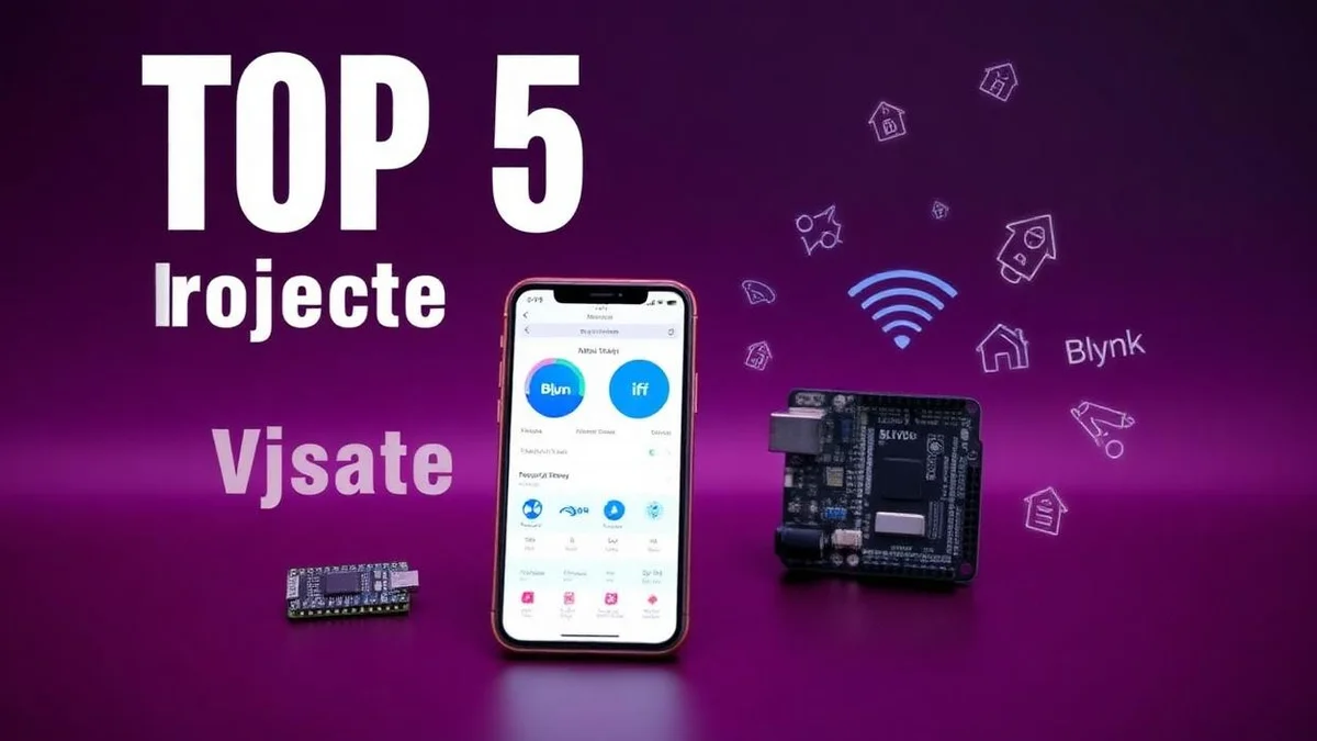 Top 5 IoT Projects 2026 — Arduino UNO, ESP32, Blynk & Smart Home